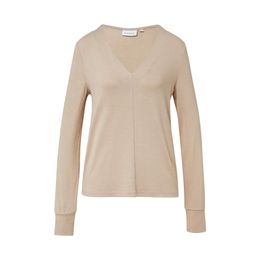 comma, COMMA Shirt Damen Gr&ouml;&szlig;e XL dunkelbeige