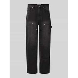 Review Jeans mit 5-Pocket-Design