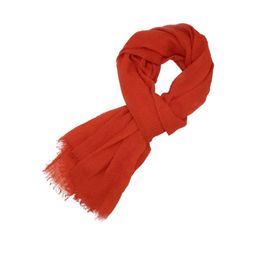 SASSYCLASSY Musselin Schal in Rot | Gr.: onesize