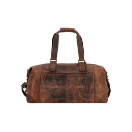 GreenLand Nature Classic Weekender Reisetasche Leder 54 cm in brown | Gr.: onesize