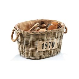 kobolo Kaminholzkorb FIREWDBSK 30 in Grau | Gr.: onesize