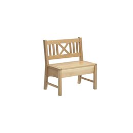 58 aufm Kessel SITZBANK Deborah 77 x 52 x 87 Massivholz Buche lackiert/Weinrot | Gr.: onesize