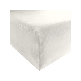 REDBEST Single-Jersey Spannbettlaken Denver in wollweiß | Gr.: 90x190 cm - 100x200 cm