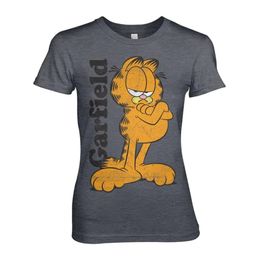 GARFIELD Shirt in Grau | Gr.: XXL