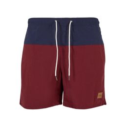 Urban Classics Badeshorts in nvy/burgundy | Gr.: XXL