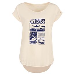 F4NT4STIC Long Cut T-Shirt British Motor Heritage Austin Blue Allegro 3 Car in Whitesand | Gr.: XL
