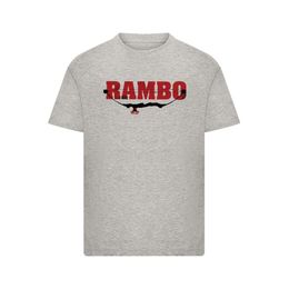 F4NT4STIC T-Shirt Rambo Logo Compound Bow in grau meliert | Gr.: 146/152