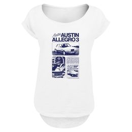 F4NT4STIC Long Cut T-Shirt British Motor Heritage Austin Blue Allegro 3 Car in weiß | Gr.: XS