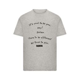 F4NT4STIC T-Shirt Fido Dido Its Cool To Be You in grau meliert | Gr.: 146/152