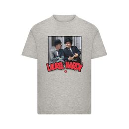 F4NT4STIC T-Shirt Stan Laurel & Oliver Hardy Comedy Duo in grau meliert | Gr.: 122/128