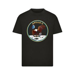 F4NT4STIC T-Shirt NASA Apollo 11 Mission Badge in schwarz | Gr.: 122/128