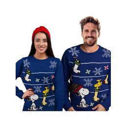 The Peanuts Winterpullover - Snoopy in blau | Gr.: L