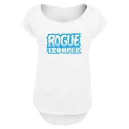 F4NT4STIC Long Cut T-Shirt Rogue Trooper Comic Book Blue Logo in weiß | Gr.: S
