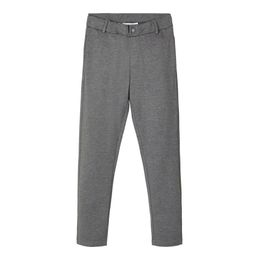 name it Jungs Hose mit Gürtelschlaufen Dark Grey Melange-92 | Gr.: 128