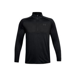 Under Armour Tech 2.0 Half Zip Shirt in Schwarz | Gr.: XXL
