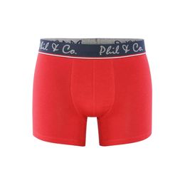 Phil & Co. Berlin Retro Pants Jersey in navy-rot | Gr.: L