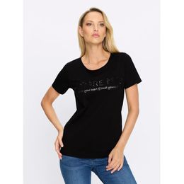 Heine Kurzarmshirt in schwarz | Gr.: 46