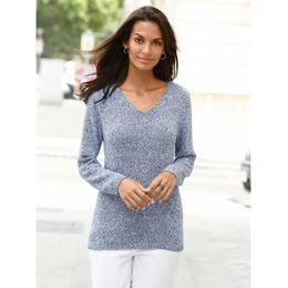 WITT WEIDEN Pullover in blau-meliert | Gr.: 54