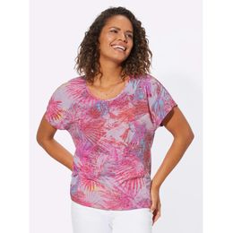 WITT WEIDEN Shirt in fuchsia-aqua-bedruckt | Gr.: 38