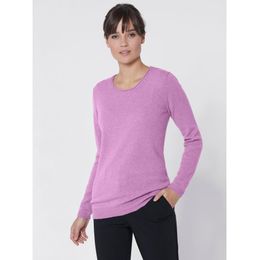 WITT WEIDEN Kaschmirpullover in flieder-meliert | Gr.: 36-38