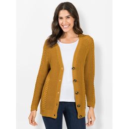 WITT WEIDEN Strickjacke in ocker | Gr.: 36