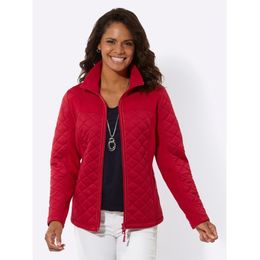 WITT WEIDEN Fleece-Jacke in rot | Gr.: 40