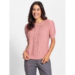WITT WEIDEN Baumwollpullover in rosenquarz | Gr.: 40