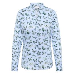 Eterna Bluse REGULAR FIT in hellblau | Gr.: 42