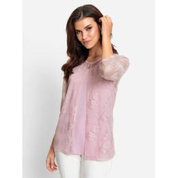 WITT WEIDEN 2-in-1-Shirt in rosé | Gr.: 40