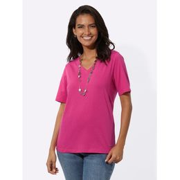 WITT WEIDEN Kurzarmshirt in fuchsia | Gr.: 38