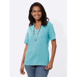WITT WEIDEN Kurzarmshirt in aquamarin | Gr.: 36