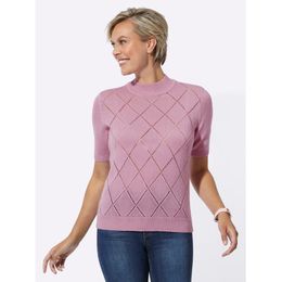 WITT WEIDEN Ajourpullover in rosé | Gr.: 40
