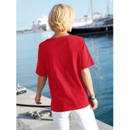 WITT WEIDEN Kurzarmshirt in rot | Gr.: 50