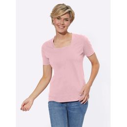 WITT WEIDEN Kurzarmshirt in rosé | Gr.: 36