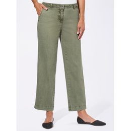 WITT WEIDEN Jeans-Culotte in khaki | Gr.: 42
