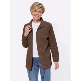 WITT WEIDEN Fleece-Jacke in mokka | Gr.: 44