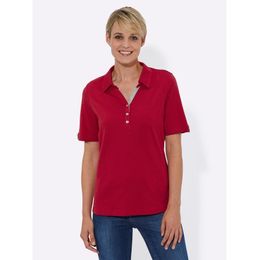 WITT WEIDEN Poloshirt in rot | Gr.: 36