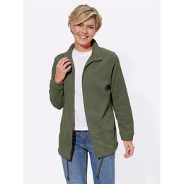 WITT WEIDEN Fleece-Jacke in gr&uuml;n | Gr.: 46