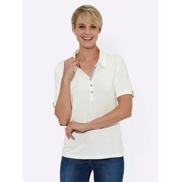 WITT WEIDEN Poloshirt in ecru | Gr.: 40