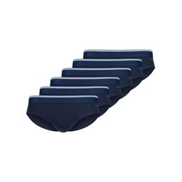 Skiny Slip 6er Pack in Blau | Gr.: XXL