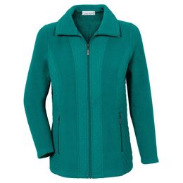 WITT WEIDEN Fleece-Jacke in t&uuml;rkis | Gr.: 52