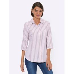 WITT WEIDEN Hemdbluse in rot-gestreift | Gr.: 36