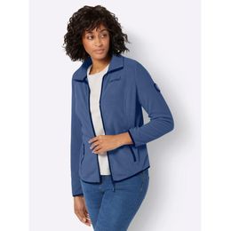 WITT WEIDEN Fleece-Jacke in jeansblau | Gr.: 40