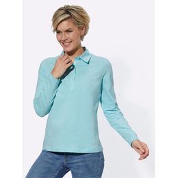 WITT WEIDEN Poloshirt in t&uuml;rkis | Gr.: 52