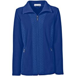 WITT WEIDEN Fleece-Jacke in royalblau | Gr.: 48