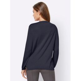 WITT WEIDEN V-Ausschnitt-Pullover in marine | Gr.: 40