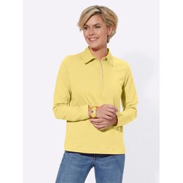 WITT WEIDEN Poloshirt in gelb | Gr.: 50