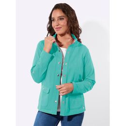 WITT WEIDEN Shirtjacke in blaugrün | Gr.: 40