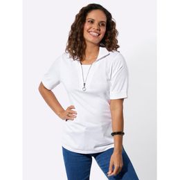 WITT WEIDEN Poloshirt in ecru | Gr.: 48