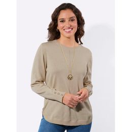 WITT WEIDEN Langarm-Pullover in sesam | Gr.: 36